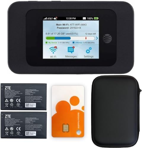 Amazon.com: AT&T LTE Wireless Internet Router ZTE MF279| Mobile 4g lte ...