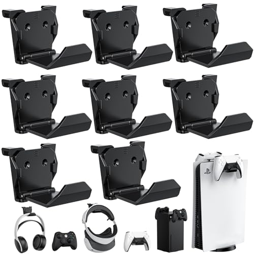 Snapklik.com : KUNSLUCK 8 Pack Controller Wall Mount For PS5, Xbox ...