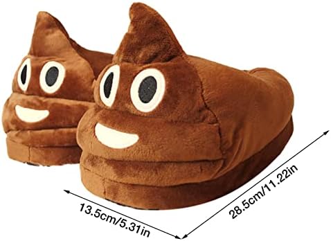 Vigcebit Pantoufle de caca - Pantoufles de caca d'expression mignonne ...