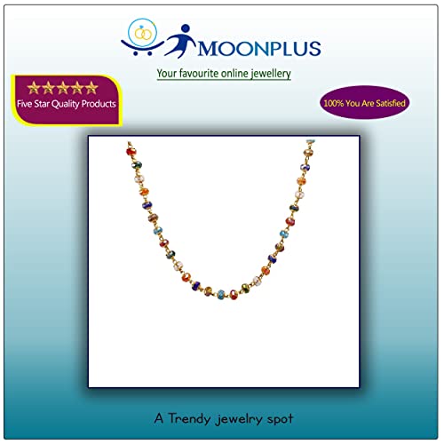 Buy MOONPLUS Multi Colour Malai/Chain at Amazon.in