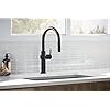 Amazon.com: KOHLER 22972-BL Crue Pull Down Kitchen Faucet with Multi ...