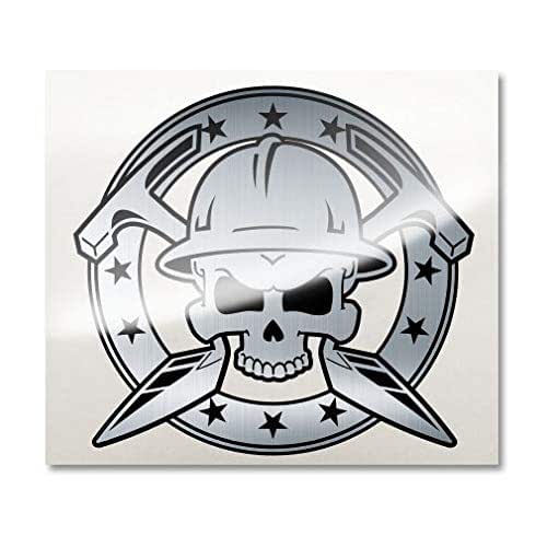 Amazon.com: Mason Skull Crossbones Masonry Decal Sticker - CIR : Arts ...