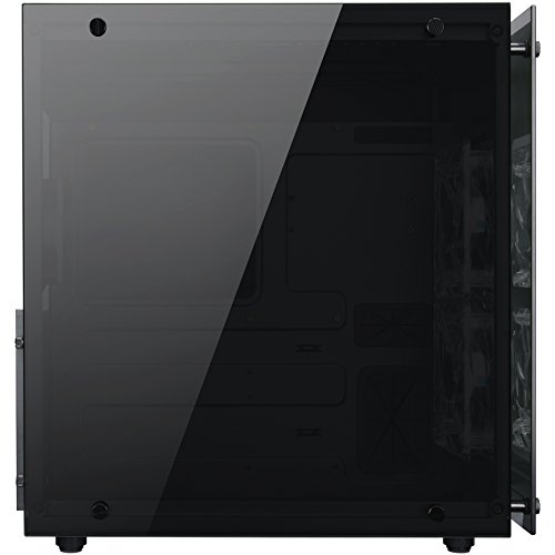 Rosewill CULLINAN PX Tempered Glass Full Window Desktop PC Computer ...