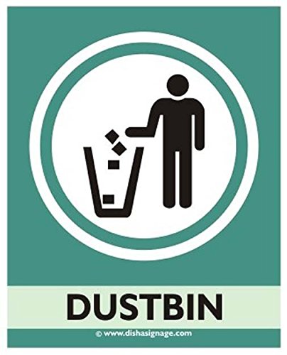 Dustbin - Auto Glow Sign Board : Amazon.in: Industrial & Scientific
