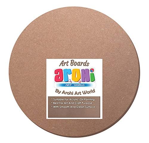 Arohi Art World Round Art Boards for Painting and Art & Craft Purpose ...