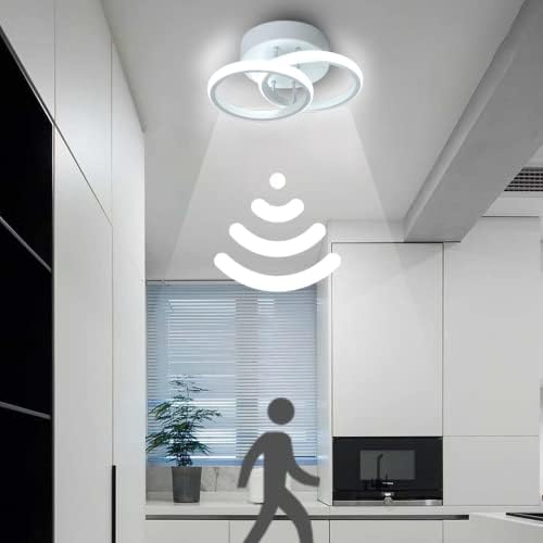 EIDEARAY LED Motion Sensor Ceiling Light Indoor, 18W Cold White 6000K ...