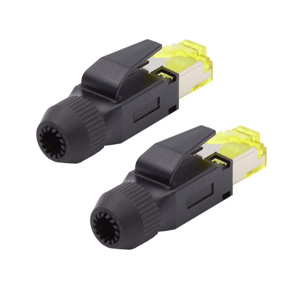 Amazon.com: Cablecc 2pcs/lot STP UTP Shield Cat6 RJ45 8P8C Plug ...