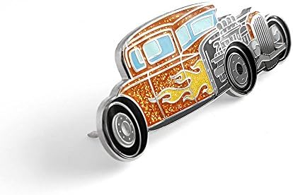 Amazon.com: Pinsanity Vintage Hot Rod Enamel Lapel Pin: Clothing, Shoes ...