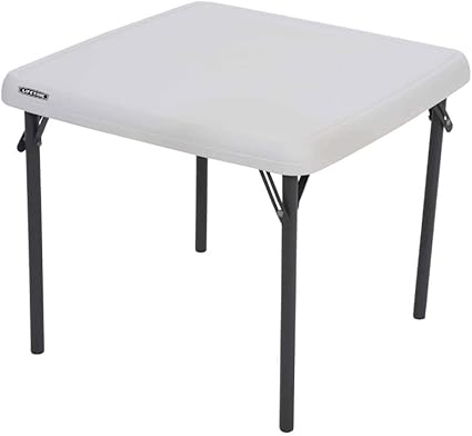 Amazon.com: Lifetime 80425 Kids Folding Table, Almond, 24" : Home & Kitchen