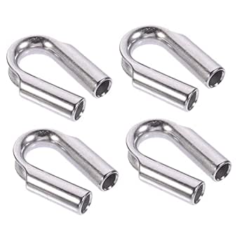 Uonlytech 8 St Vajerhylsor Trådkit Rostfritt Stål Vajerring Tillbehör ...