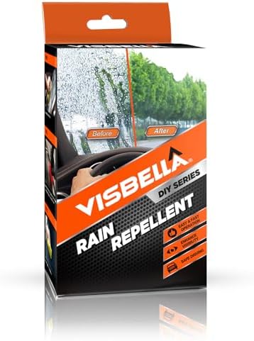 Visbella Rain Repellent with Cleaning Cloth, Glass Cleaner, Washer ...