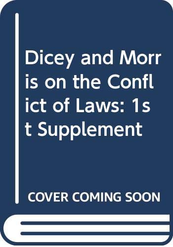 1st Supplement (Dicey and Morris on the Conflict of Laws) : Hartley ...