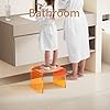 Amazon.com: Dewrhiixe Acrylic Step Stool Small, Clear Acrylic Foot ...