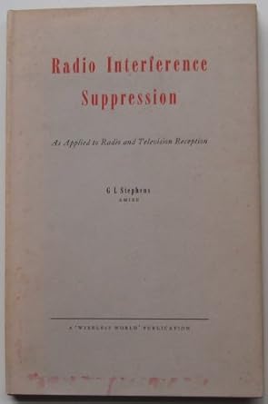 Radio interference suppression as applied to radio and television ...