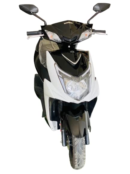 Mansa Motors Supertech GT Black with white Electric Scooter : Amazon.in ...