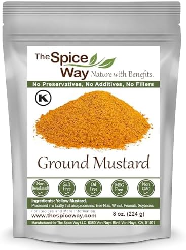 Amazon.com : SPICY ORGANIC Black Mustard Powder – 4 oz - Finely Ground ...