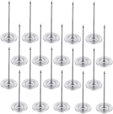 20PCS Long Thumb Tacks, 18mm X 50mm Extra Large Push Pins, Flat Head ...