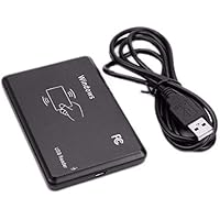 Amazon.com: HiLetgo 125Khz EM4100 USB RFID ID Card Reader Swipe Card ...