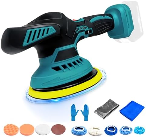 WONNSUMT Cordless Car Buffer Polisher Compatible with Makita 18V ...