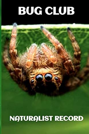 Jumping Spider Lover's Bug Club Naturalist Record (green) : Diary For ...