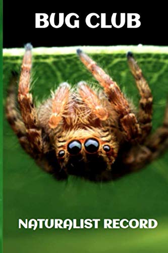 Jumping Spider Lover's Bug Club Naturalist Record (green) : Diary For ...