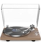 Amazon.com: Retrolife Turntables Belt-Drive Record Player with Wireless ...