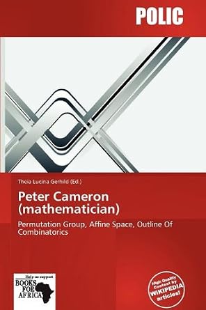 Amazon.co.jp: Peter Cameron (Mathematician) : 本