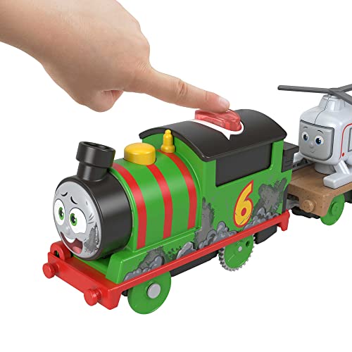 Thomas & Friends Motorized Talking Percy Engine – BigaMart