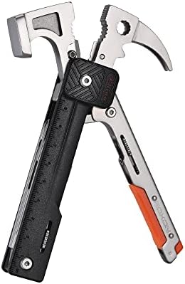 ROXON 16 in One Tools Hammer Multitool with Flint Stone, Replaceable ...
