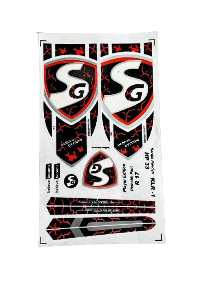 hardik pandya RED KLR-1 SUPER 30 cricket bat sticker : Amazon.in ...