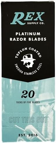 Amazon.com: Rex Supply Co., 100 Double Edge Safety Razor Blades ...