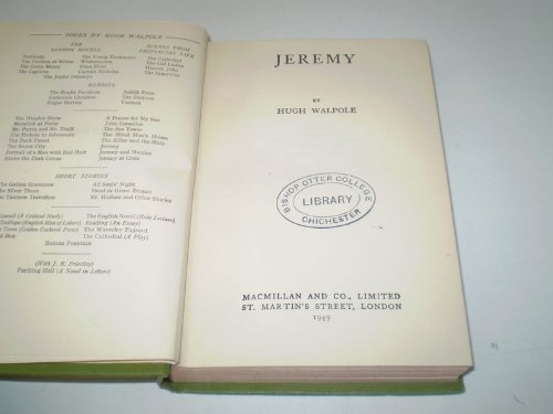 Jeremy: Hugh Walpole: Amazon.com: Books