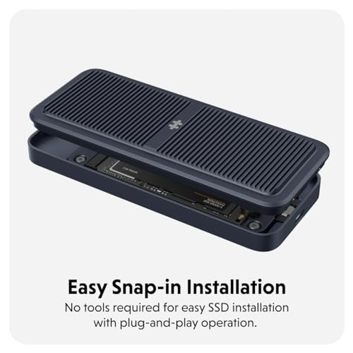 HYPER HyperDrive Next USB4 M.2 NVMe SSD Enclosure, Portable, Water- and ...