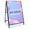 STANDNEE Pavement Sign, A Frame Sign Board Outdoors, Double Sided A ...