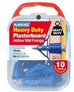 PLASPLUGS Hcf110 Heavy Duty Plasterboard Plugs (10) : Buy Online at ...