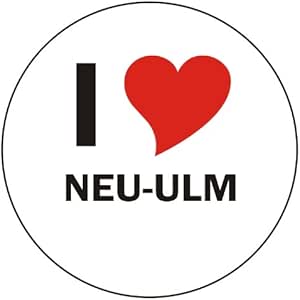 Amazon.com: INDIGOS UG - I Love Neu-ULM Car Sticker - Decals - Bumper ...