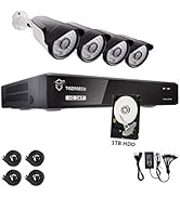 Amazon.com : TIGERSECU Super HD 1080P H.265+ 16-Channel Hybrid 4-in-1 ...