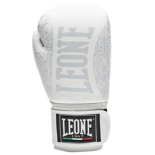 LEONE 1947, Maori Boxing Gloves, Unisex Adult, White, 16 OZ, GN070 ...