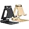 Amazon.com: Nulaxy 2 Pack Dual Folding Cell Phone Stand, Fully Adjustable Foldable Desktop Phone ...