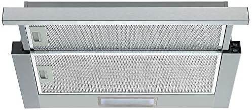 SIA TSH60SS 60cm Stainless Steel Telescopic Integrated Cooker Hood ...