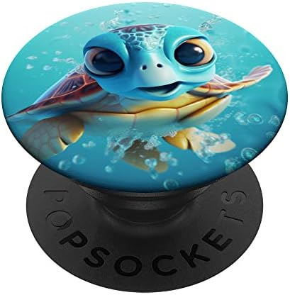 Amazon.com: Pink Sea Turtle Heart PopSockets Adhesive PopGrip : Cell ...