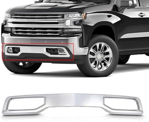 Amazon.com: Partzer Front Bumper Fascia Skid Plate Compatible with 2019 ...