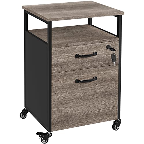 Yaheetech Mobile File Cabinet, Rolling Filing Office Cabinet - Want It All