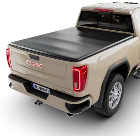 Amazon.com: Worksport SC3 Pro Soft Folding Truck Bed Tonneau Cover ...
