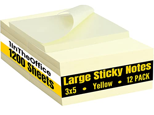 Snapklik.com : 1InTheOffice Large Sticky Notes 3x5