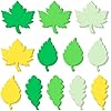 Amazon.com: MixTeach 360 Pcs Spring Leaf Paper Cutouts Assorted Green ...