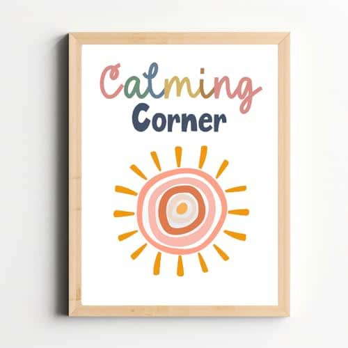 Amazon.com: Wowsweet-Calming Classroom Decor,Calm Down Corner Poster ...