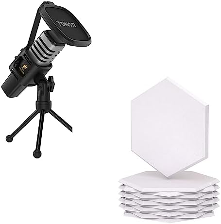 Amazon.com: TONOR USB Computer Microphone TC30, Bundle with 12 Pack ...