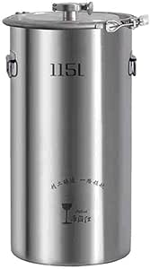 Amazon.com: 115L 304 stainless steel liquor tank sealed barrel wine ...