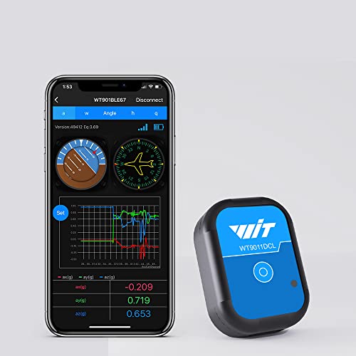 [Bluetooth 5.0 Accelerometer+Inclinometer] WT9011DCL MPU9250 High ...